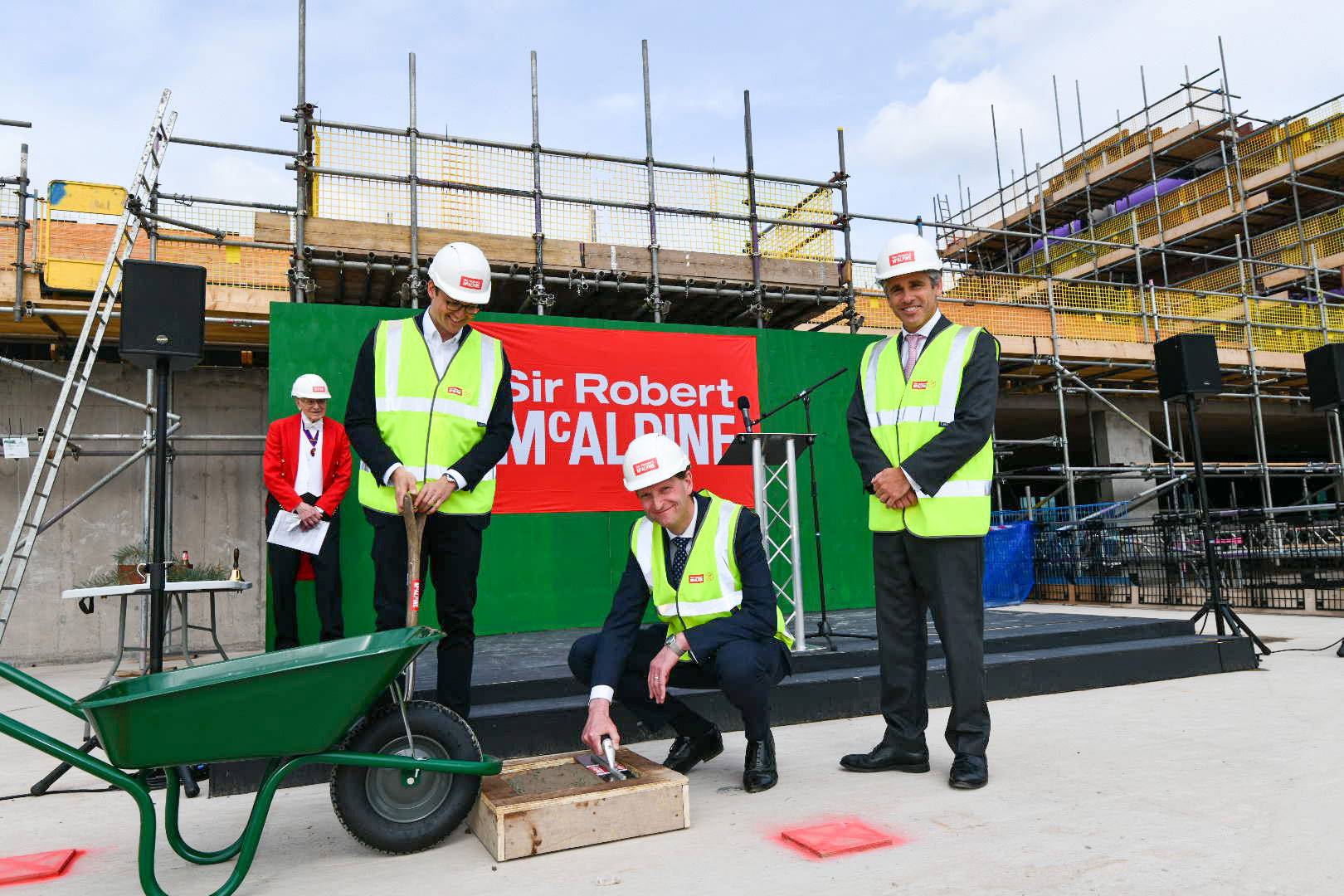Hockley Mills Topping Out - Sir Robert McAlpine