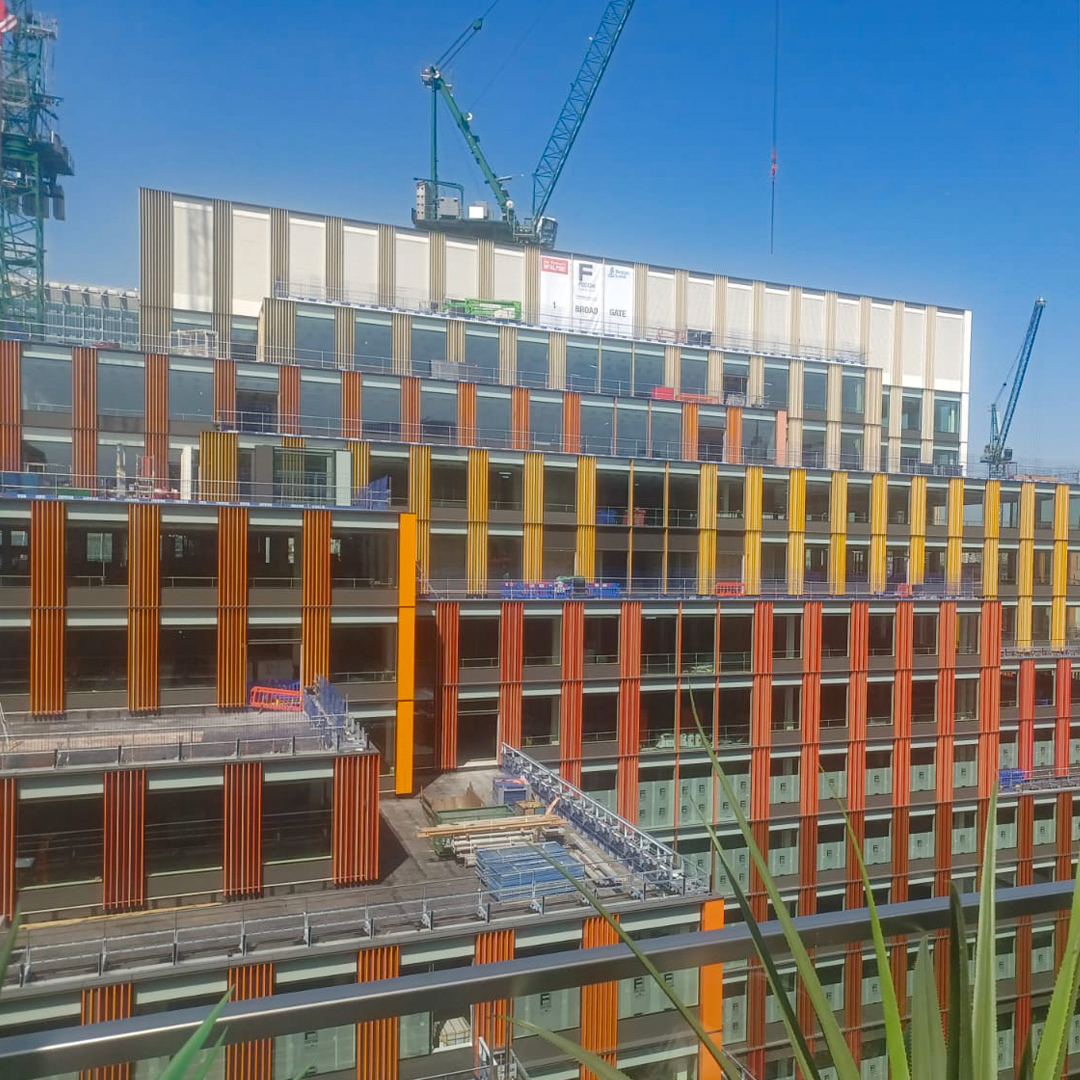 Facade installation completes at 1 Broadgate - Sir Robert McAlpine