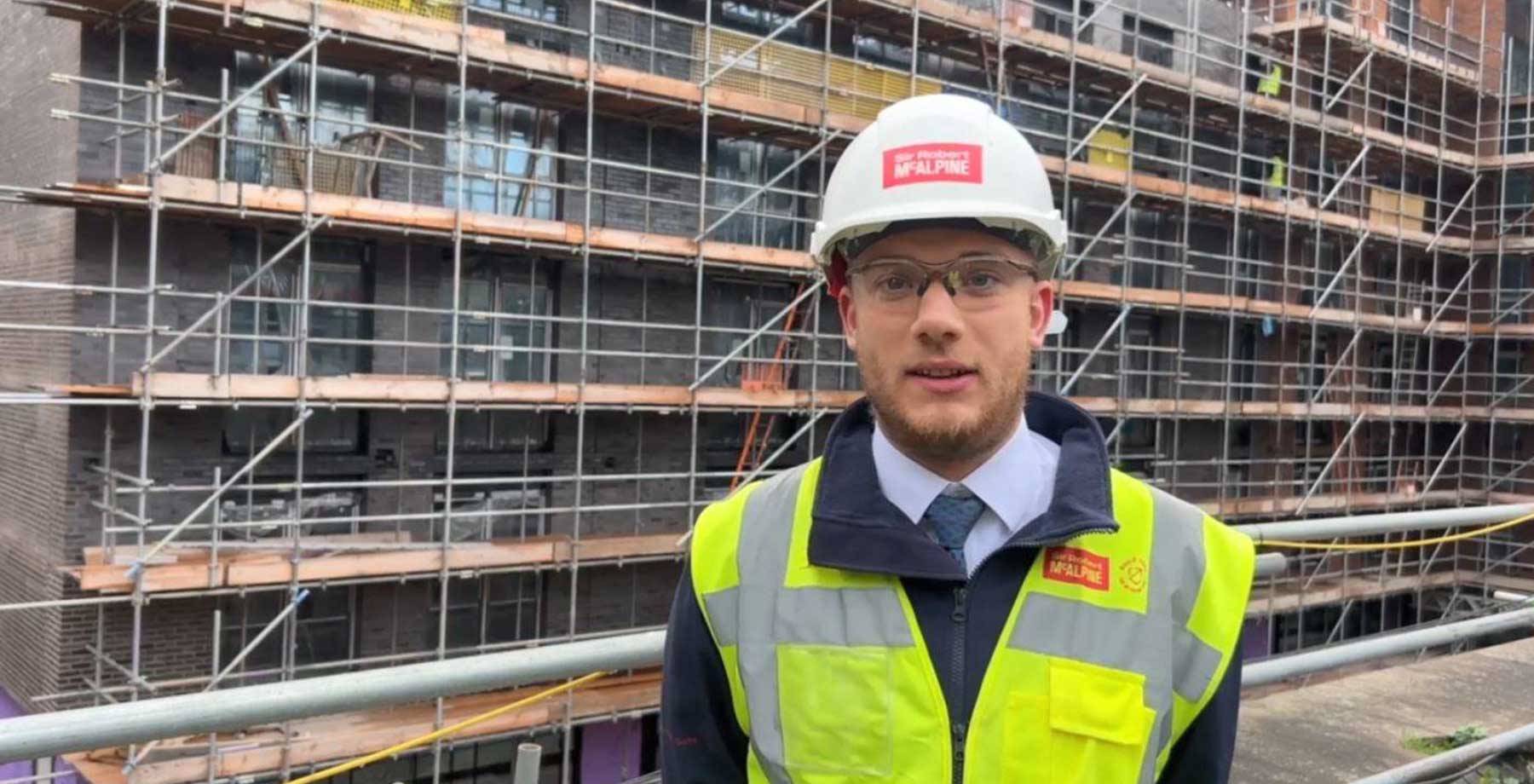 Construction update at Hockley Mills - Sir Robert McAlpine