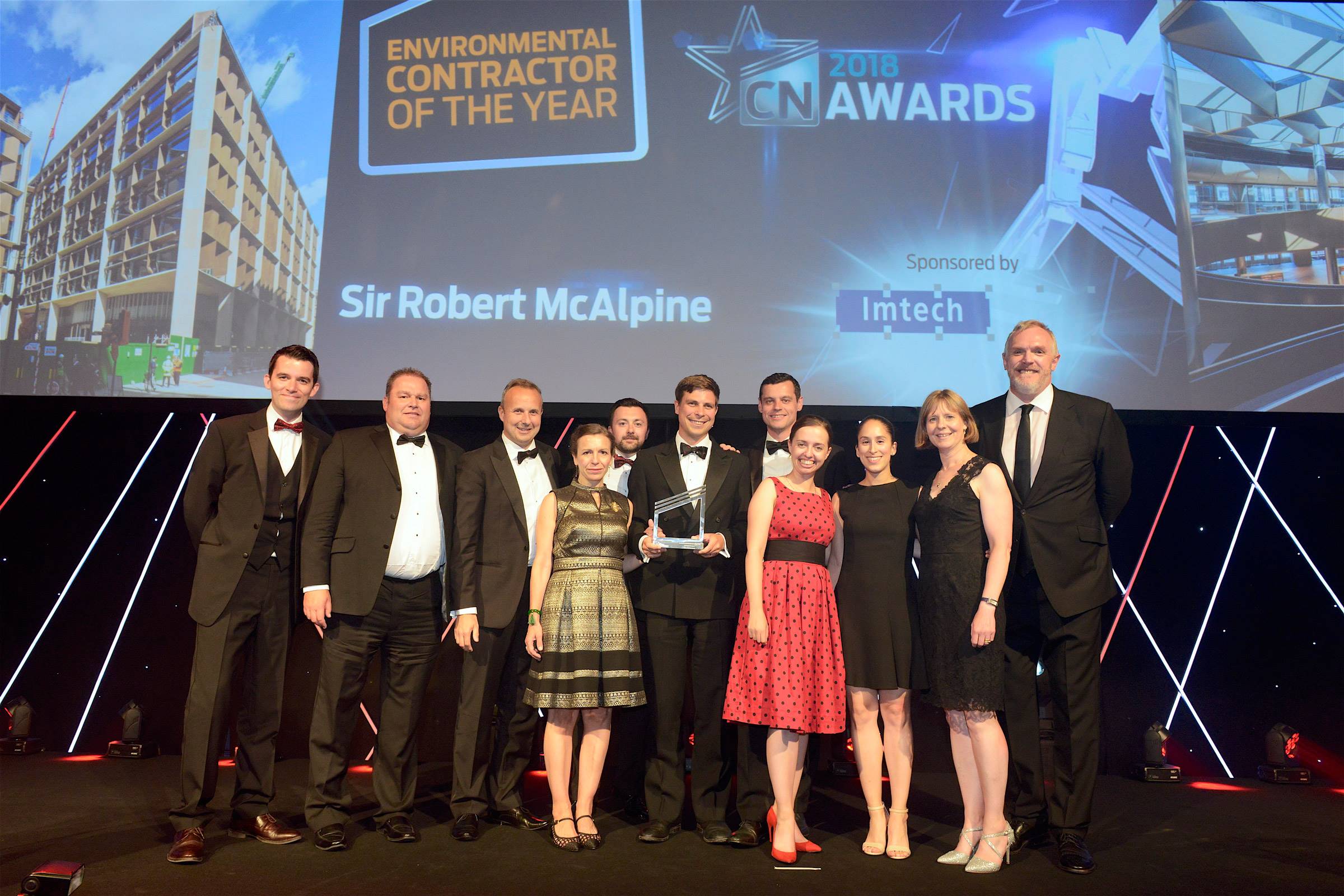 We are Environmental Contractor of the Year - Sir Robert McAlpine