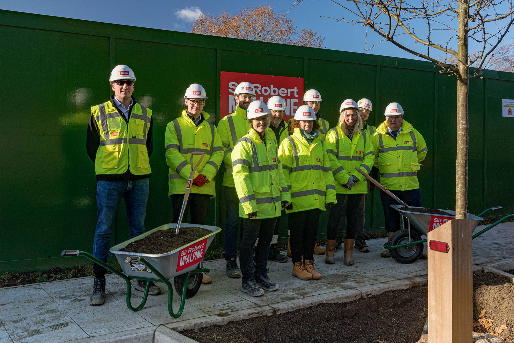 700 new trees planted at Springfield University Hospital - Sir Robert ...