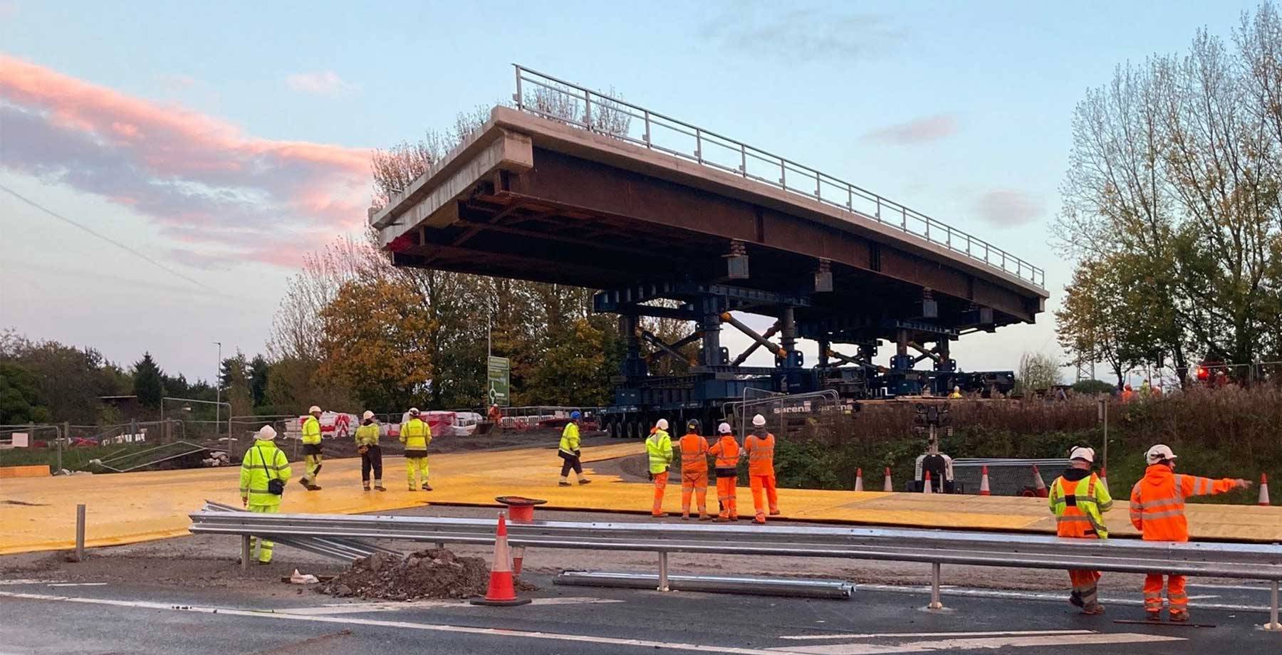 A533 Expressway bridge reaches key milestone - Sir Robert McAlpine