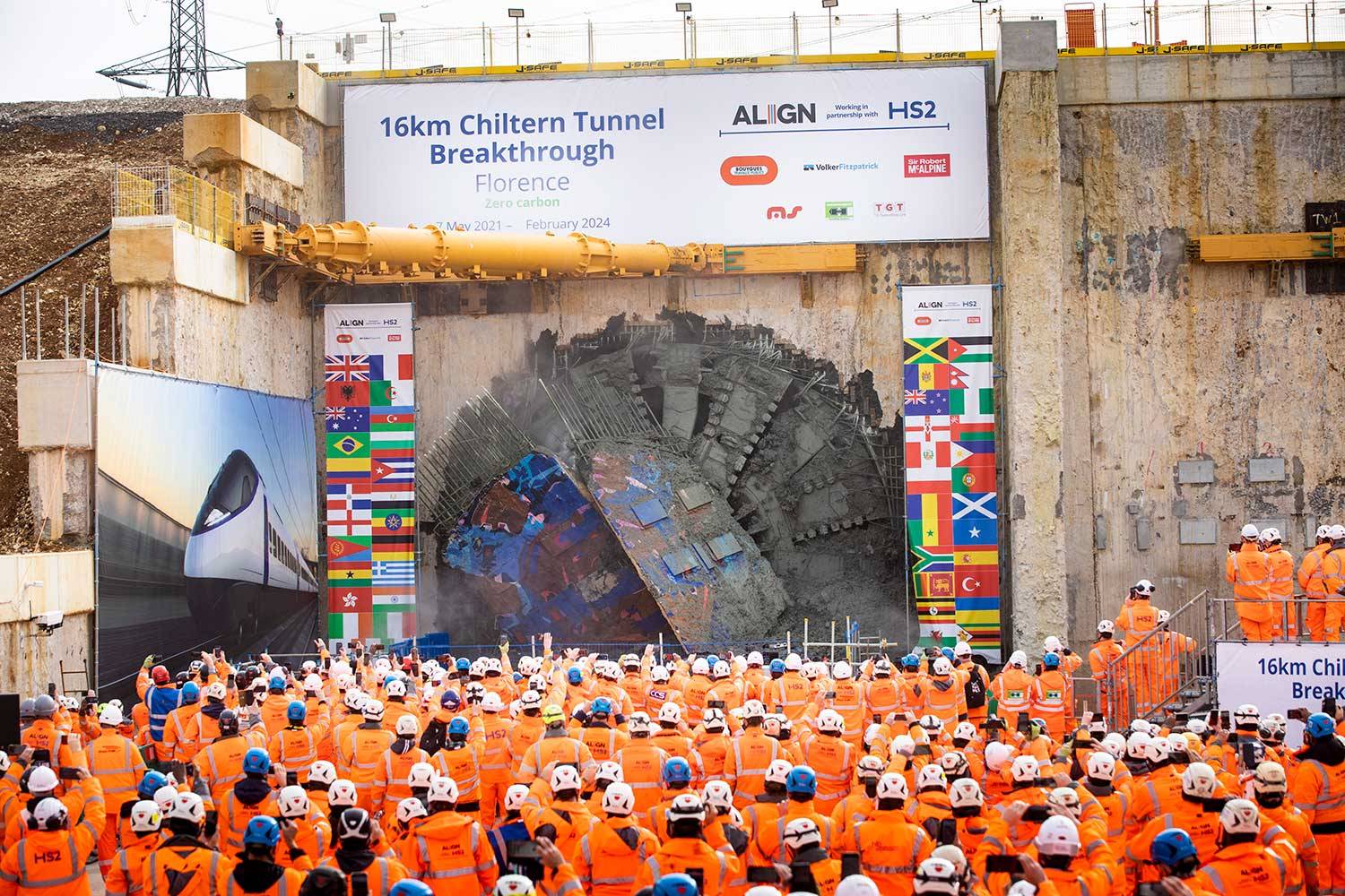 Historic breakthrough for HS2's longest tunnel - Sir Robert McAlpine