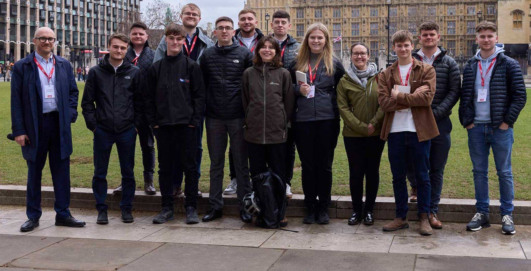 Emerging talents visit the iconic Elizabeth Tower - Sir Robert McAlpine