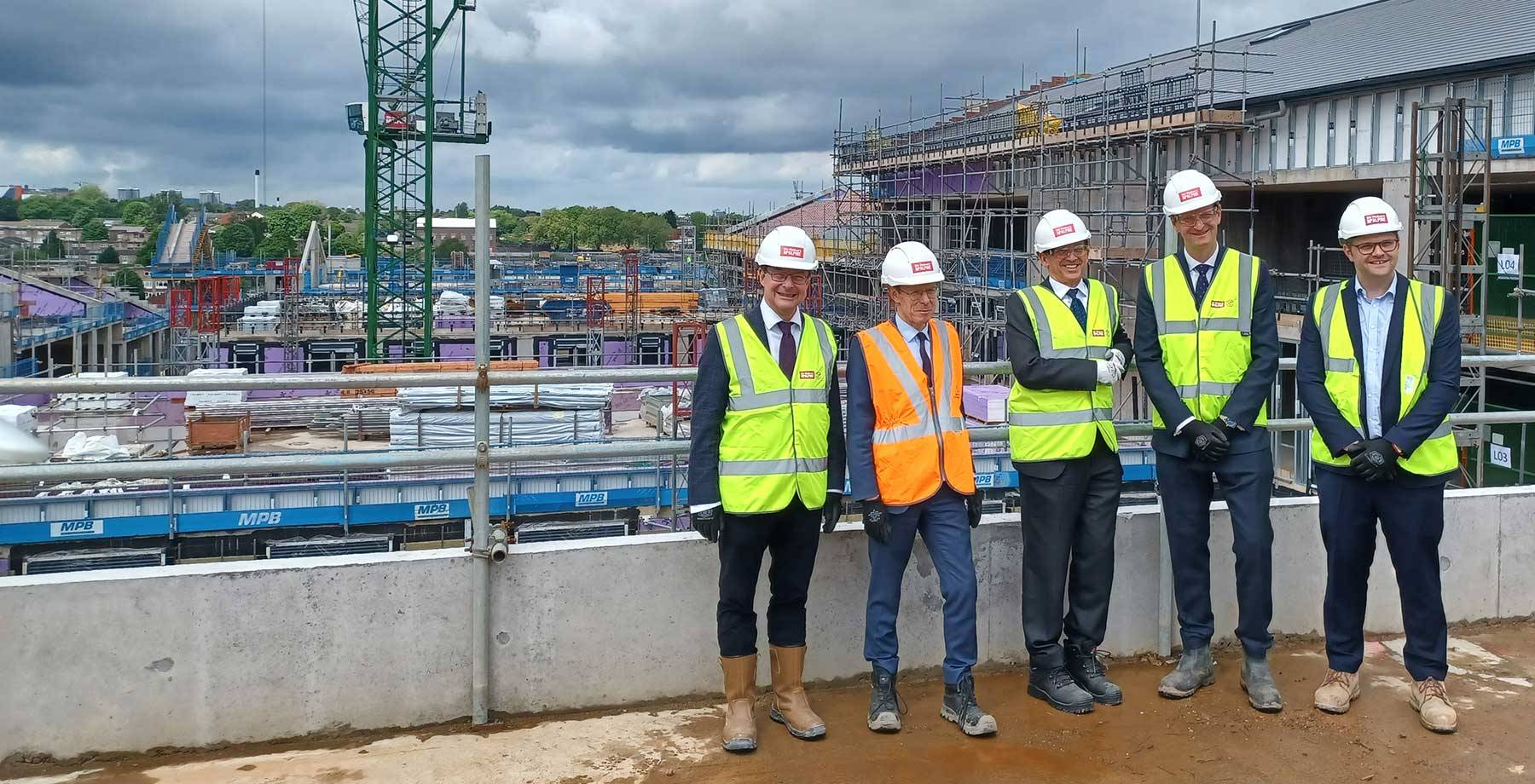 West Midlands Mayor visits Hockley Mills - Sir Robert McAlpine